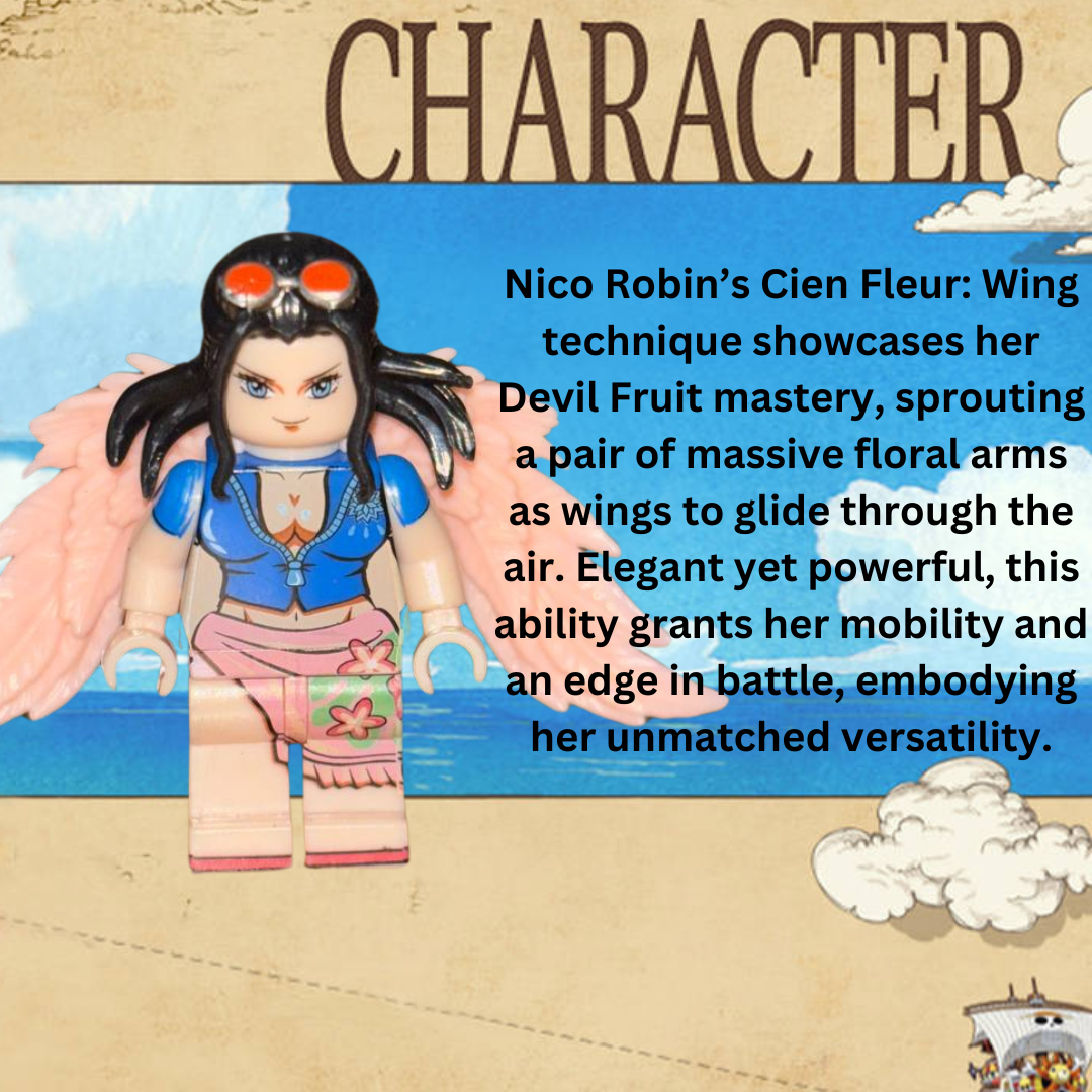 "Cien Fleur Wing" Nico Robin – Yourneighborhoodbrickplug.com